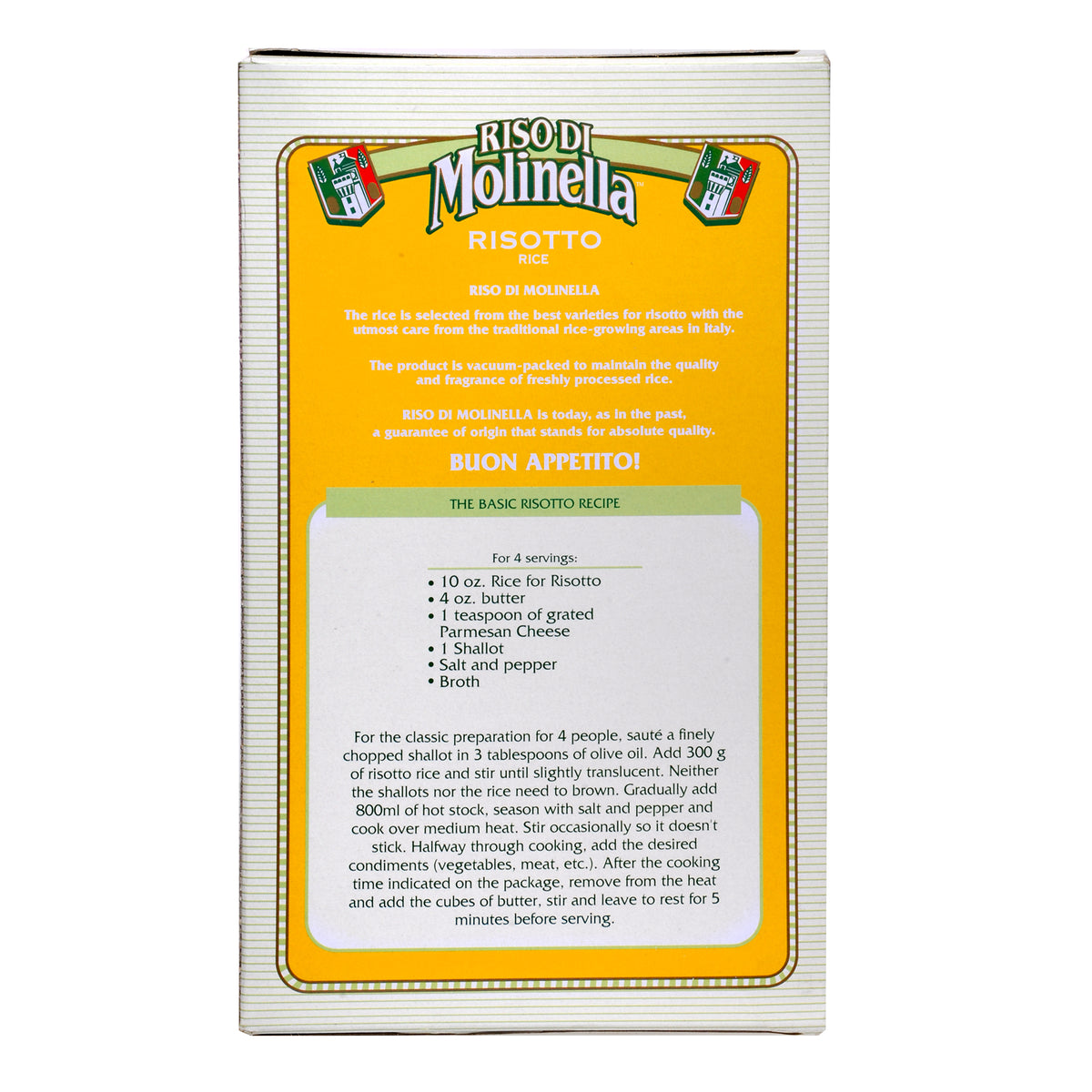 Riso di Molinella Risotto Rice, 2.2 lbs – Mantova Fine Italian Food