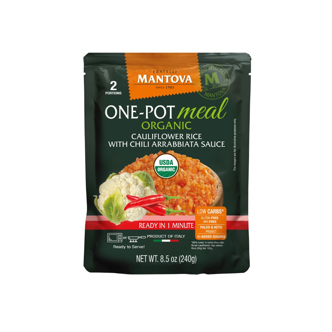 Mantova Organic Spicy Arrabbiata Cauliflower Rice, 8.5 oz – Mantova ...