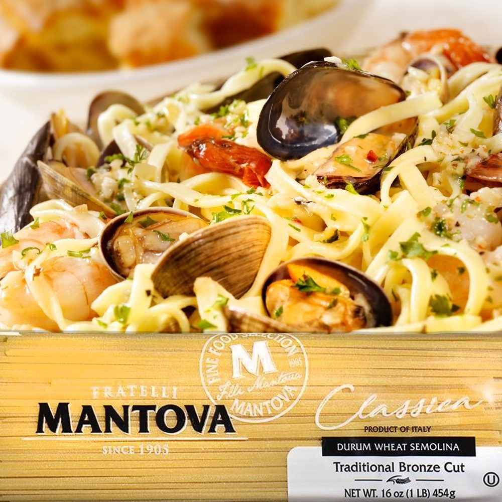 Mantova Bronze Cut Linguine Pasta, 1 lb. – Mantova Fine Italian Food